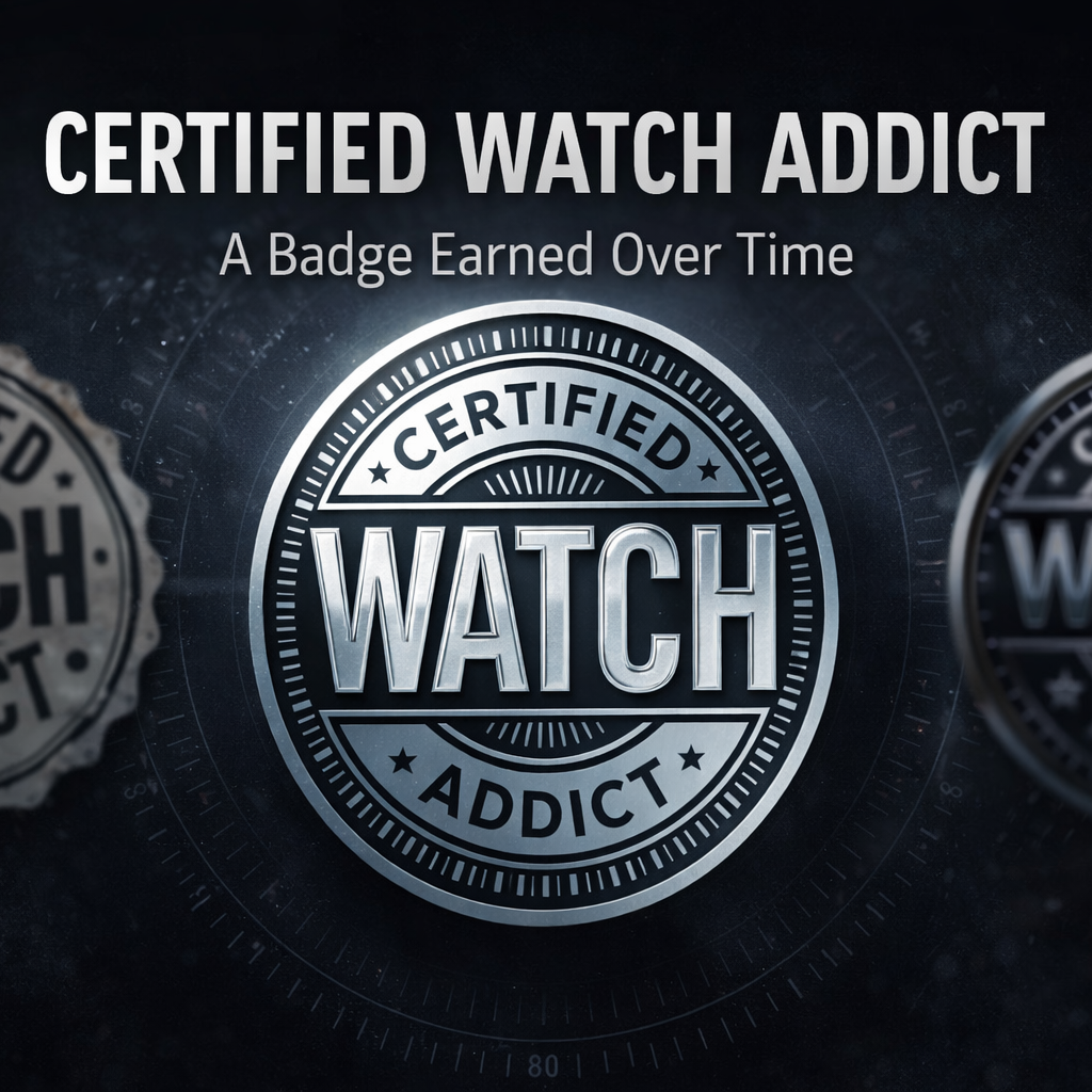 Certified Watch Addict: A Badge of Honor for True Watch Enthusiasts ...